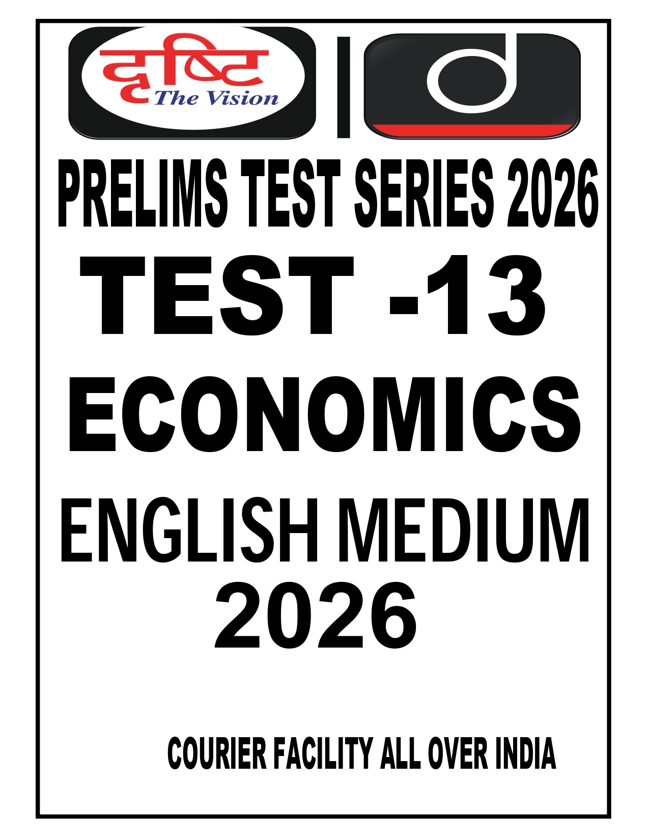 DRISHTI IAS PRELIMS ENGLISH MEDIUM TEST - RJ Book Shop